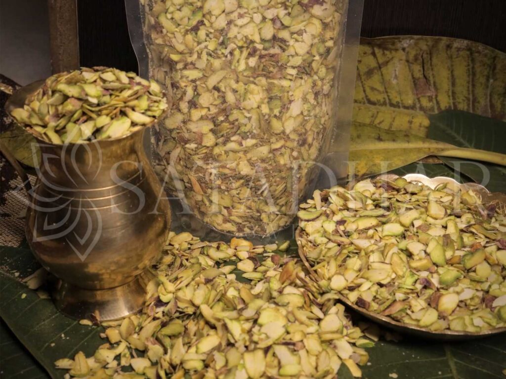 Premium Quality Pistachio Slices: Delicate Slices - Satadhar Sweet